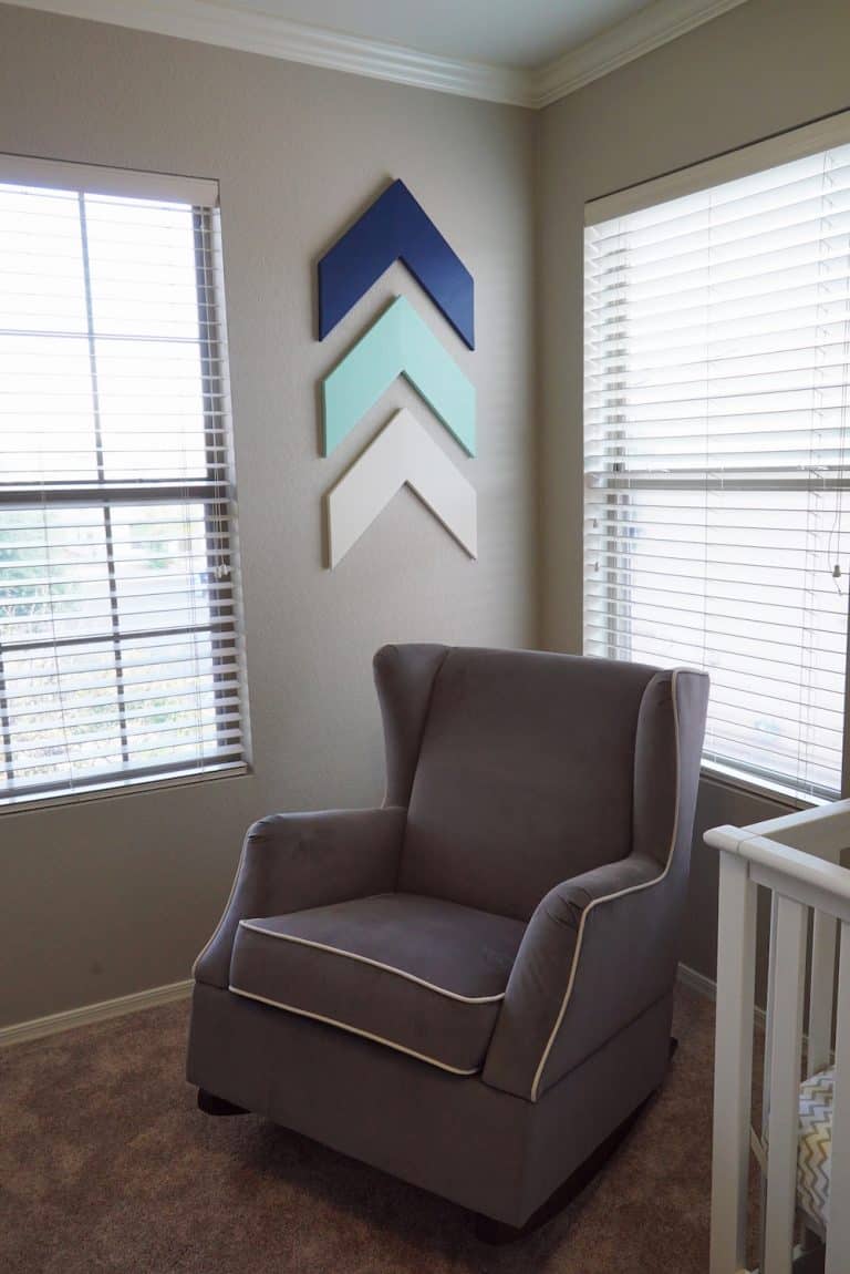 How to Make Colorful DIY Chevron Arrows | Tutorial | Rise and Renovate