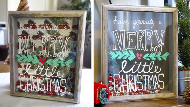 Easy DIY Christmas Shaker Box | Christmas Decor | Rise and Renovate