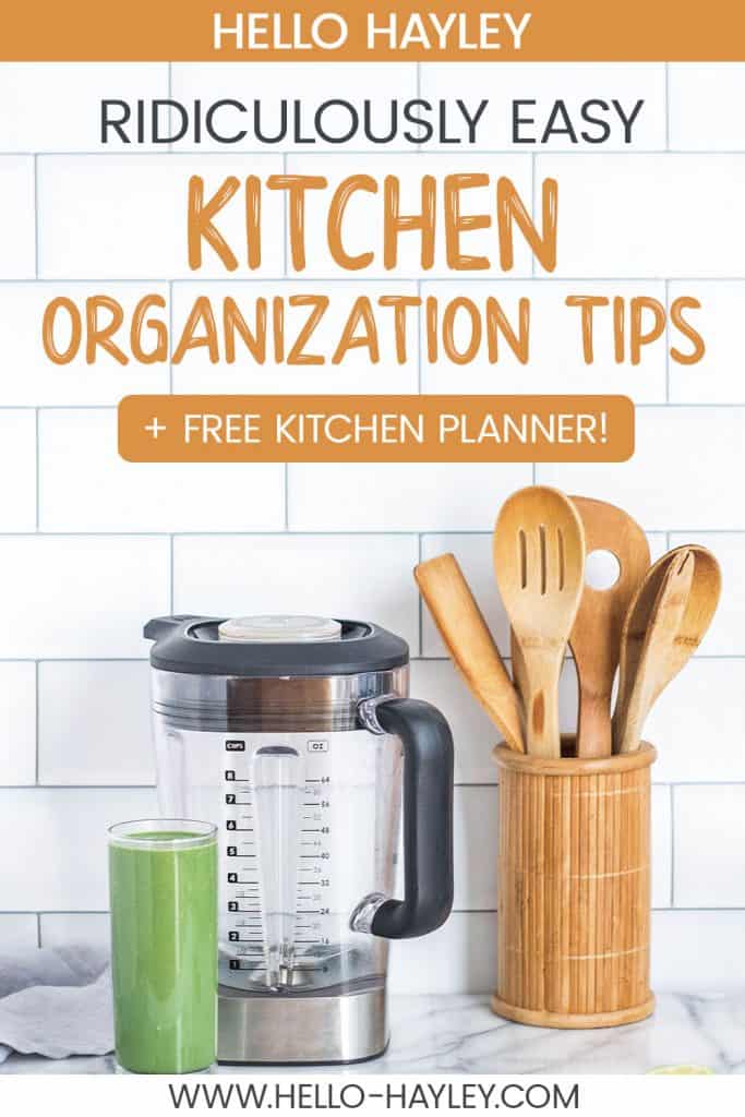 Simple and Inexpensive Kitchen Organization Ideas, Hello Hayley Blog