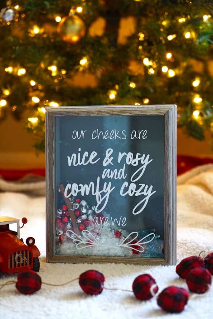 Easy DIY Christmas Shaker Box | Christmas Decor | Rise and Renovate