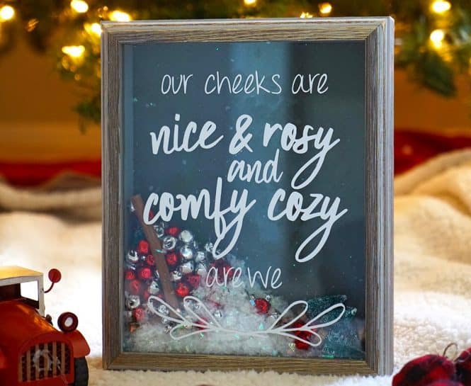 Easy DIY Christmas Shaker Box | Christmas Decor | Rise and Renovate