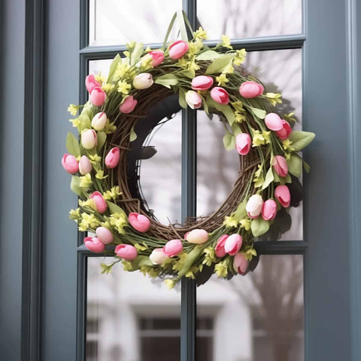 30+ Spring Wreath Ideas To Adorn Your Front Door This Season