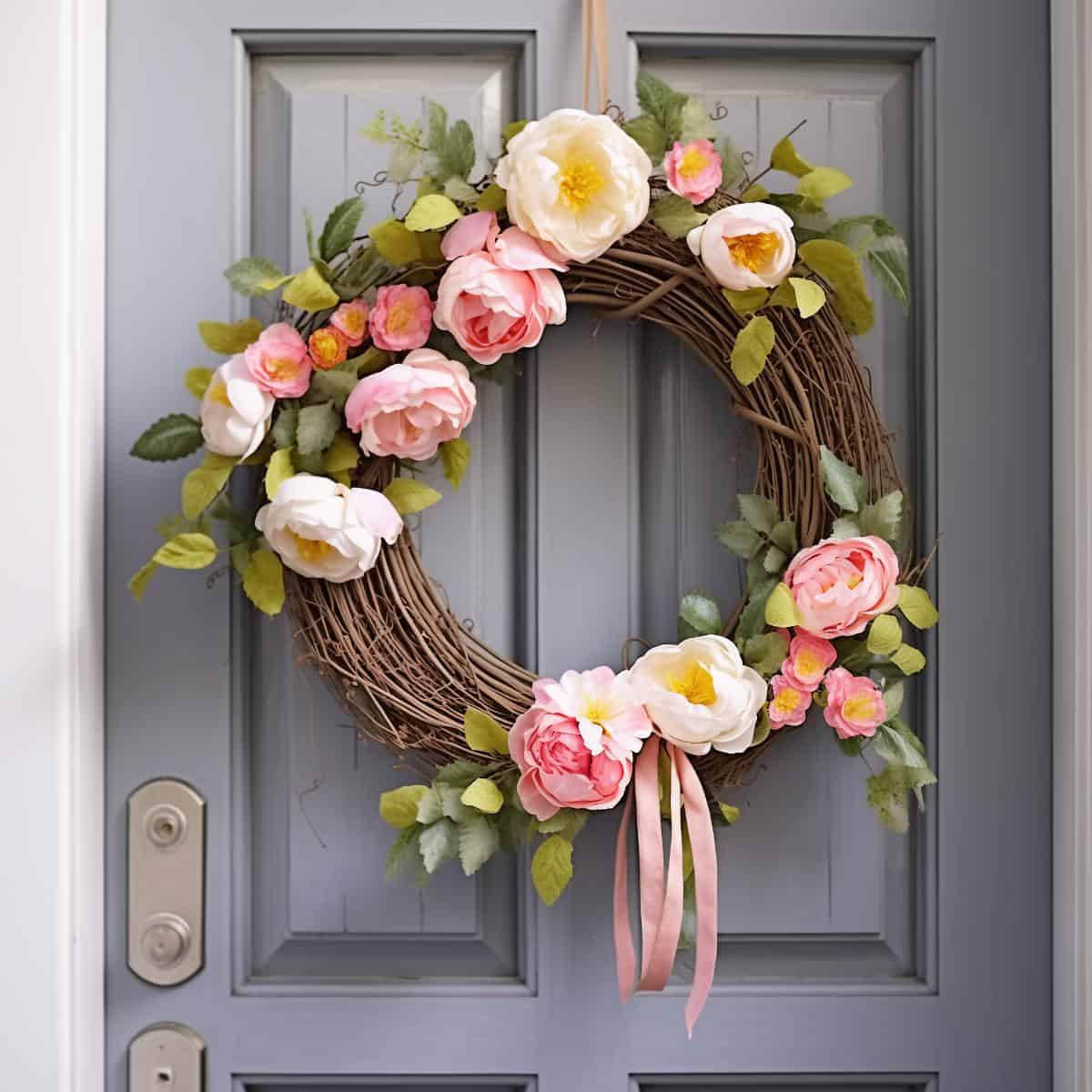 30+ Spring Wreath Ideas To Adorn Your Front Door This Season