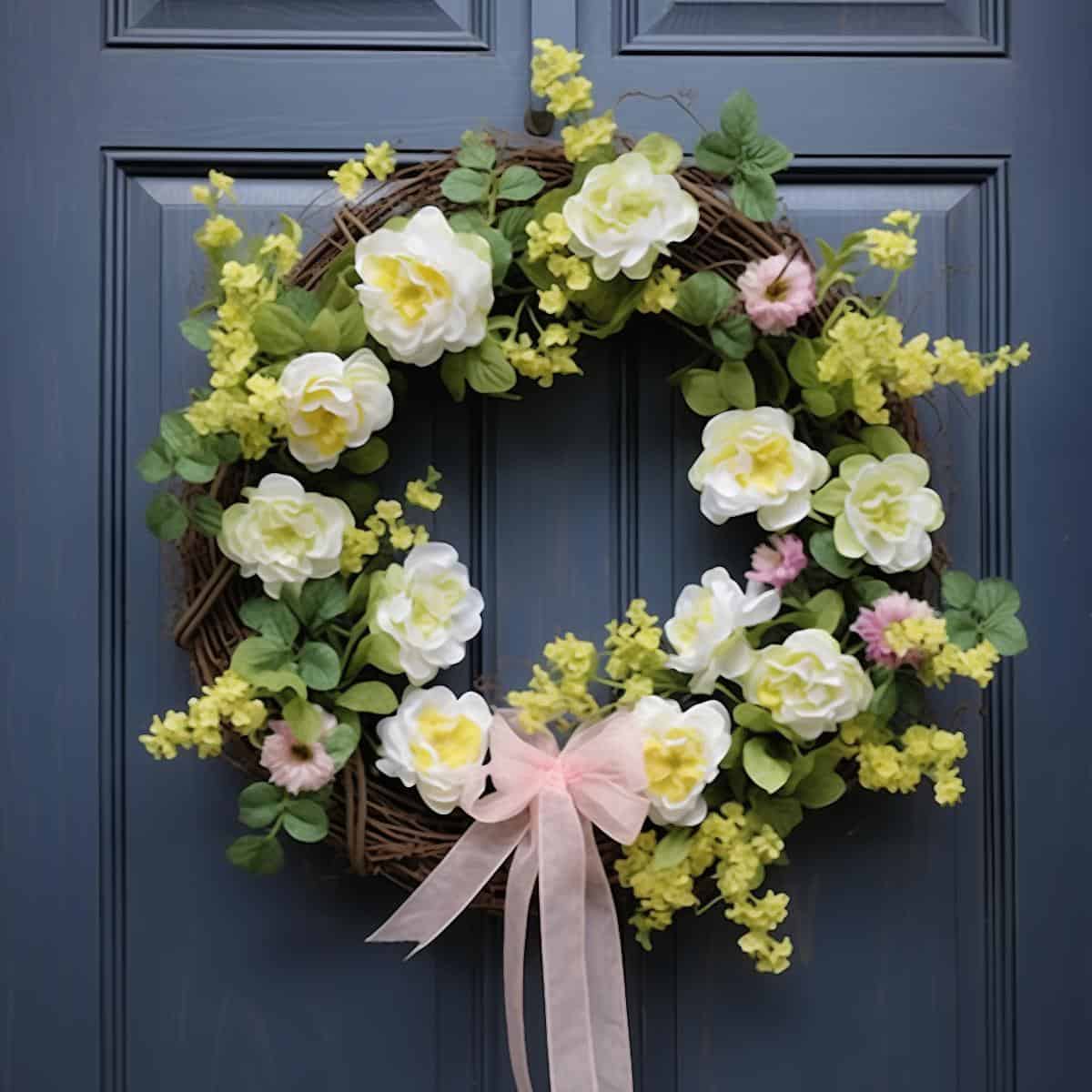 30+ Spring Wreath Ideas To Adorn Your Front Door This Season