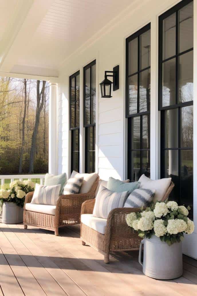 40+ Farmhouse Front Porch Ideas for Every Style and Season