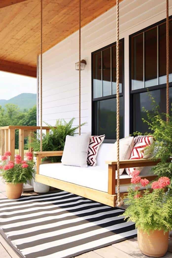 40+ Farmhouse Front Porch Ideas for Every Style and Season