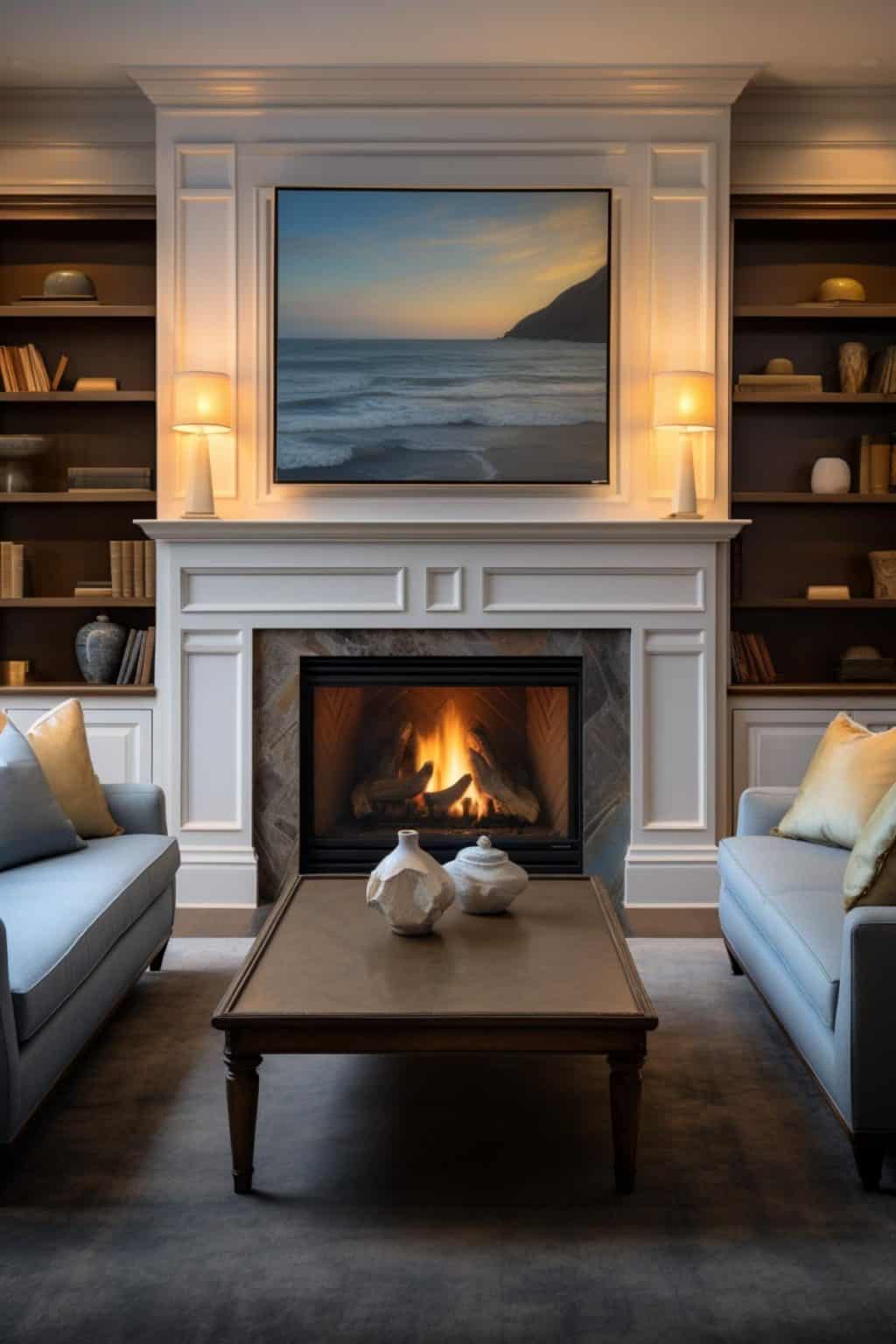 30 Ways To Decorate Your Fireplace With Built-Ins on Each Side