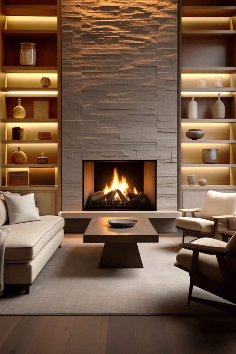 30 Ways To Decorate Your Fireplace With Built-Ins on Each Side
