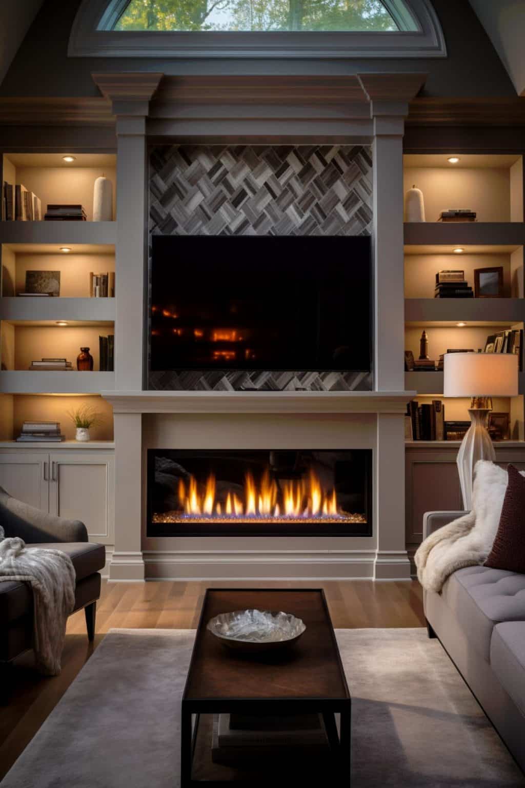 30 Ways To Decorate Your Fireplace With Built-Ins on Each Side
