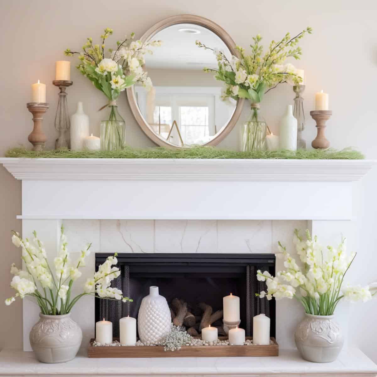29 Gorgeous Spring Mantel Decorations To Welcome the Season