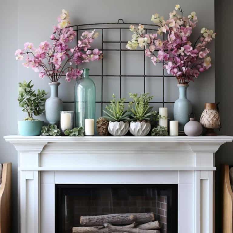 29 Gorgeous Spring Mantel Decorations To Welcome the Season