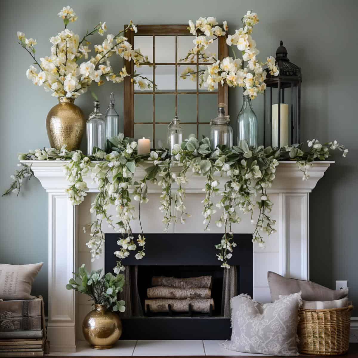 29 Gorgeous Spring Mantel Decorations To Welcome the Season