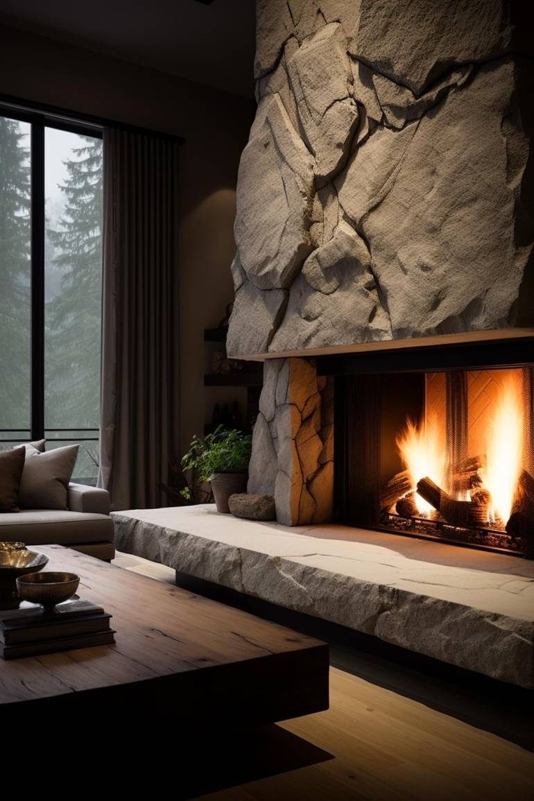 30 Stunning Stone Fireplace Ideas for Your Home