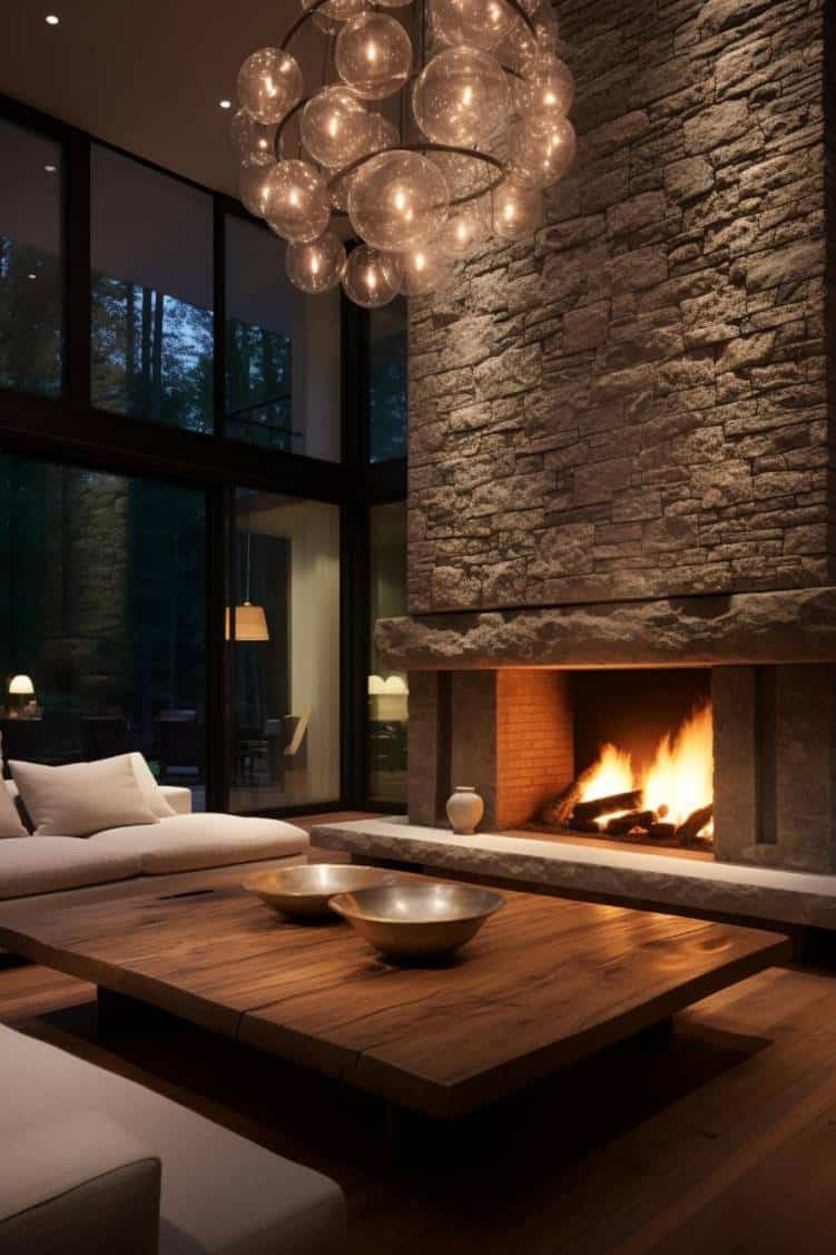 30 Stunning Stone Fireplace Ideas for Your Home