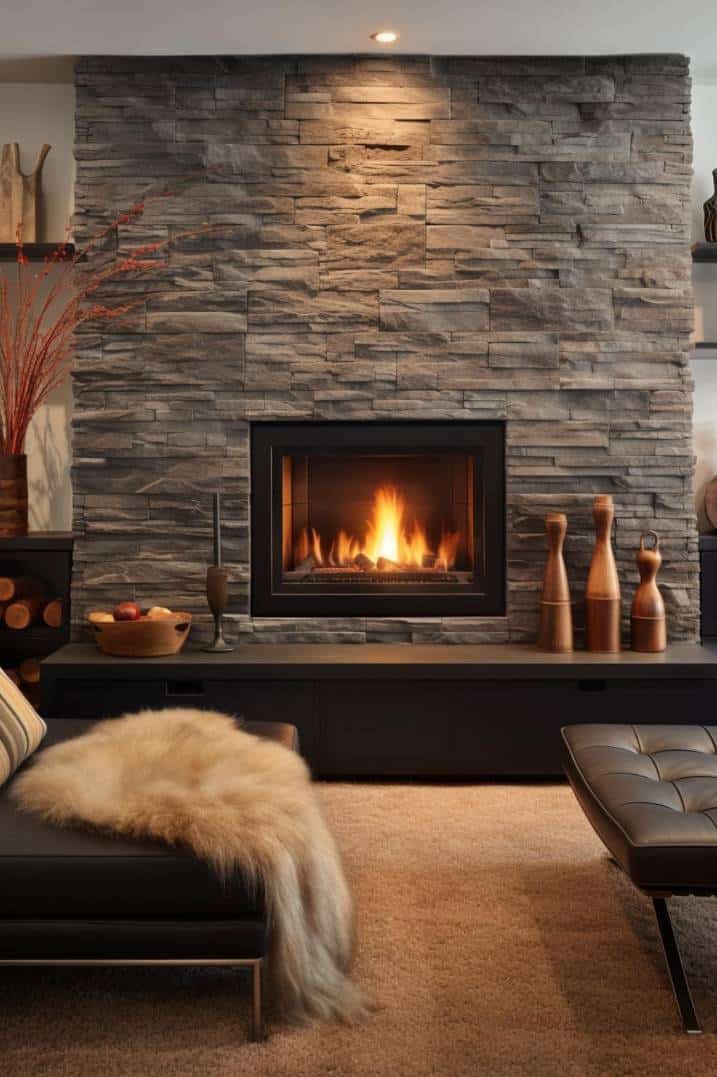 30 Stunning Stone Fireplace Ideas for Your Home