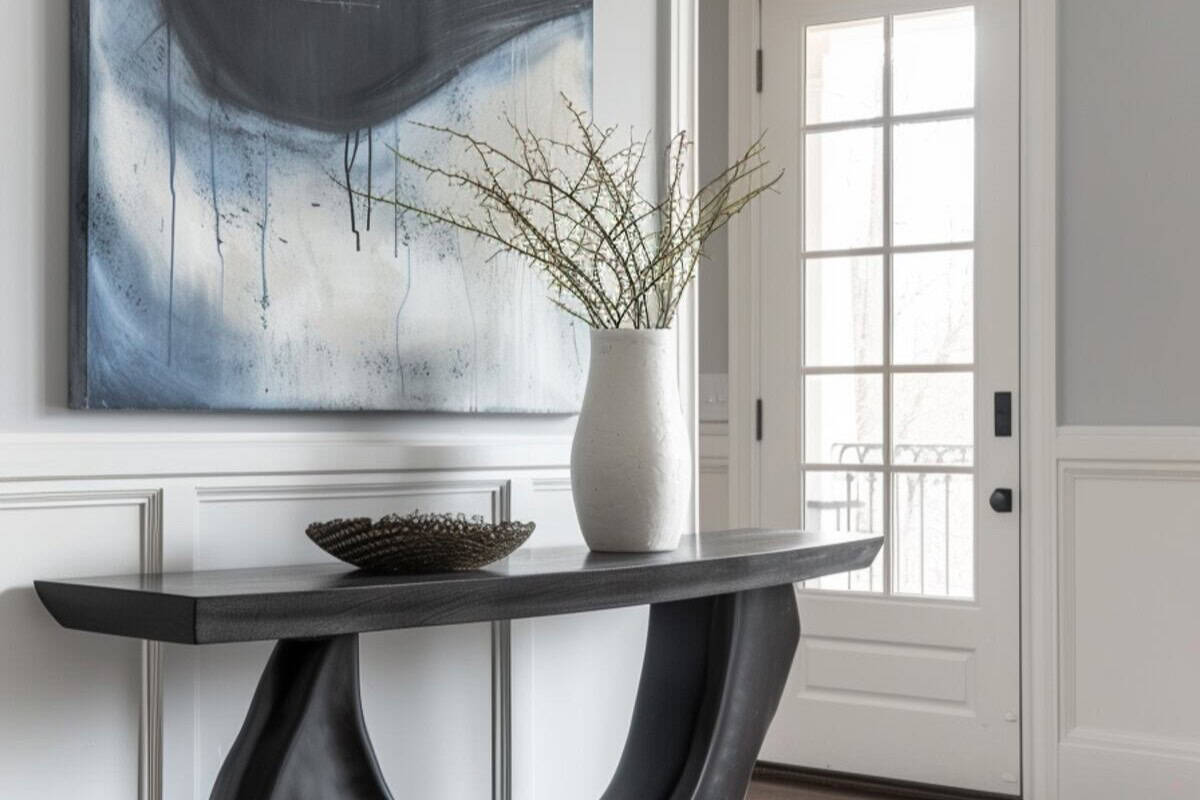 Modern console table decor store