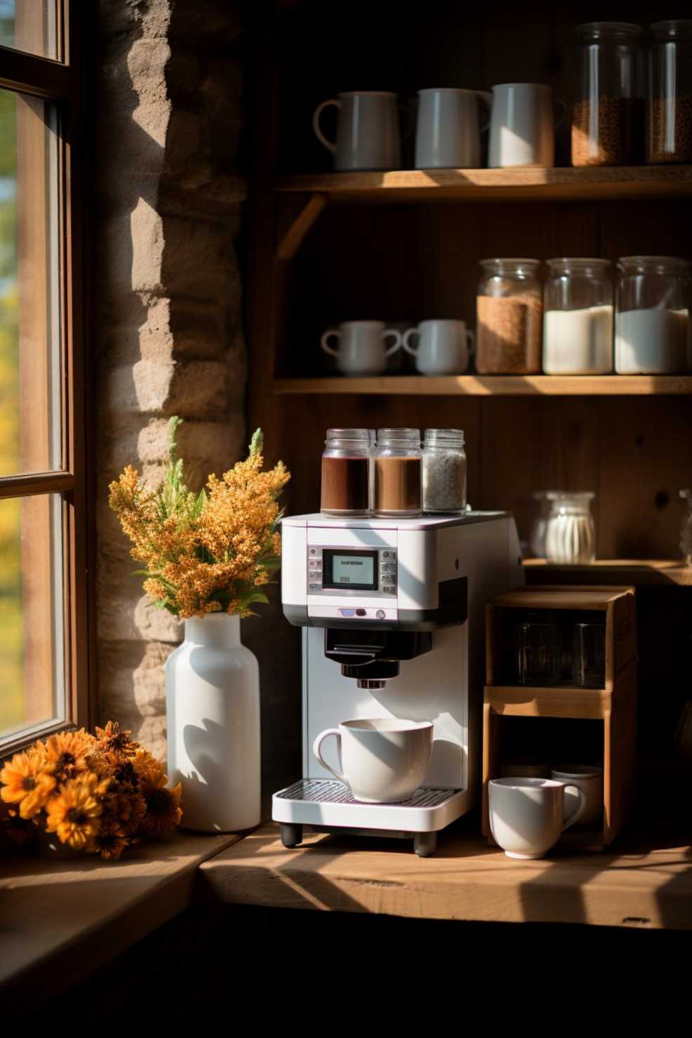 30 Farmhouse Coffee Bar Ideas: Enjoy Your Morning Brew in Style!