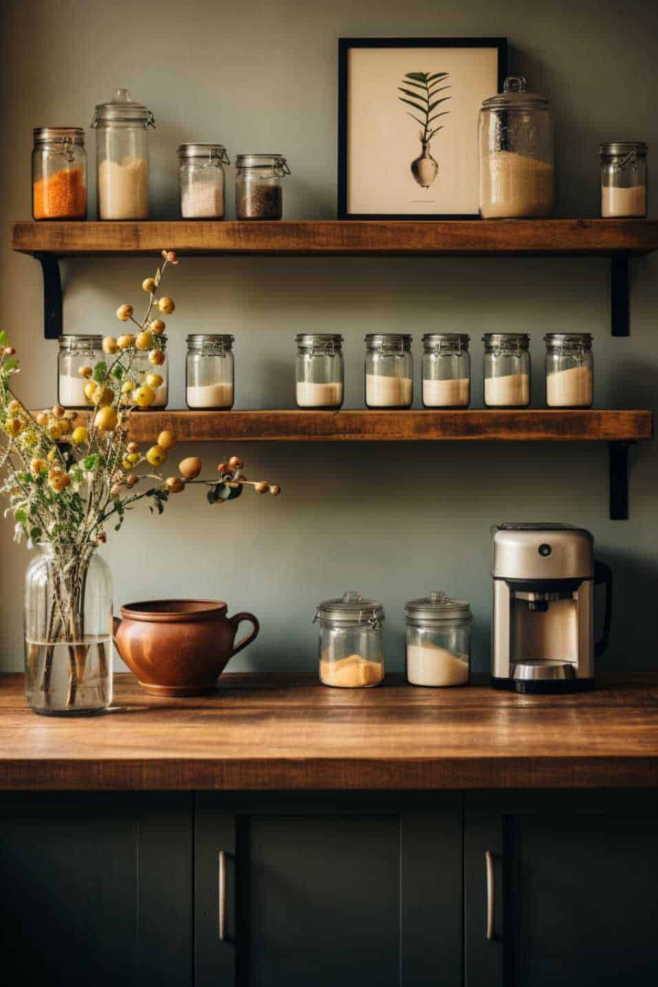 30 Farmhouse Coffee Bar Ideas: Enjoy Your Morning Brew in Style!