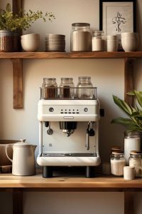 30 Farmhouse Coffee Bar Ideas: Enjoy Your Morning Brew in Style!
