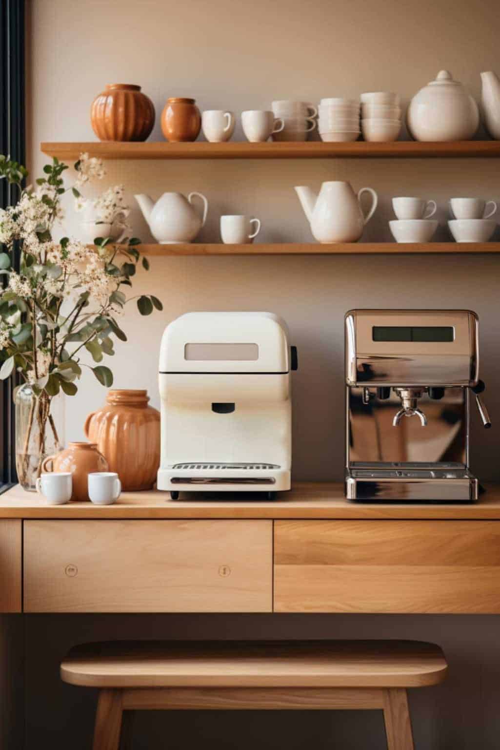 30 Farmhouse Coffee Bar Ideas: Enjoy Your Morning Brew in Style!