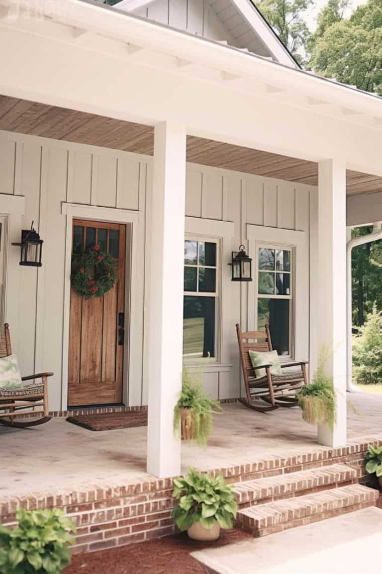 40 Farmhouse Porch Columns To Achieve a Rustic Entryway!