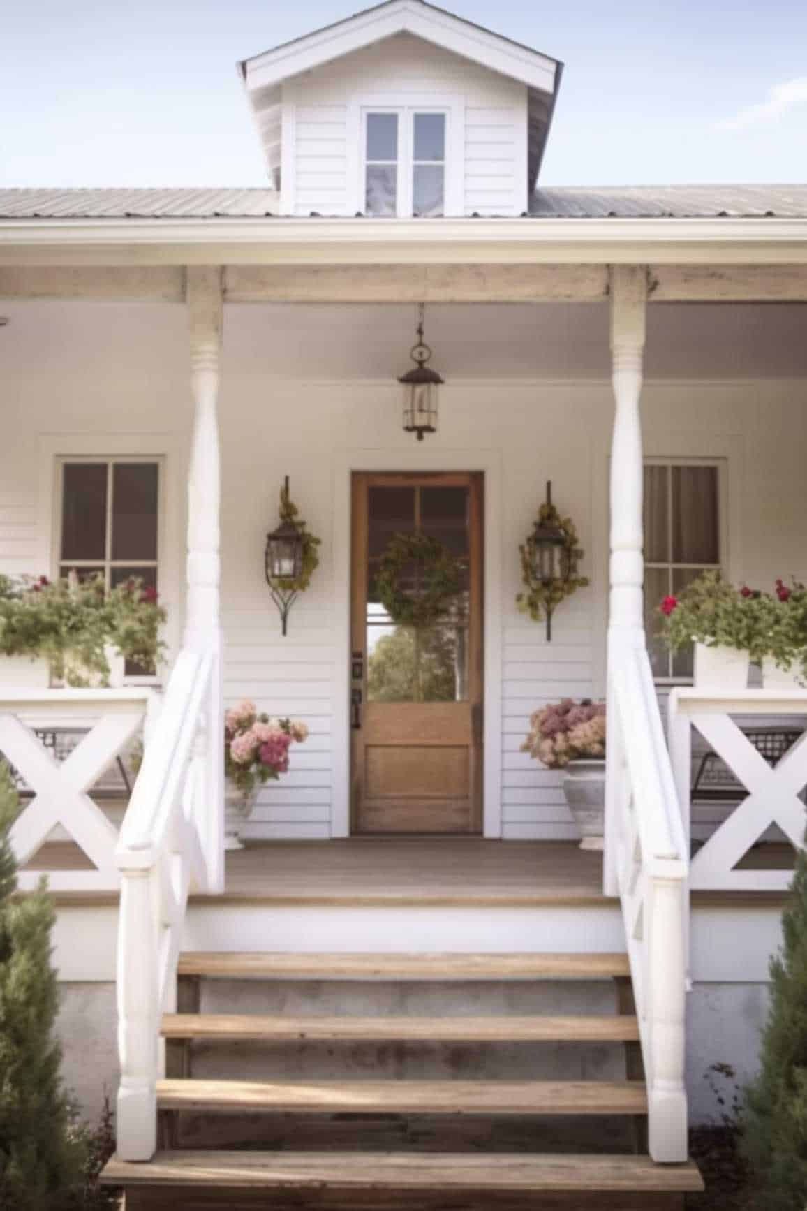 40 Farmhouse Porch Columns To Achieve a Rustic Entryway!