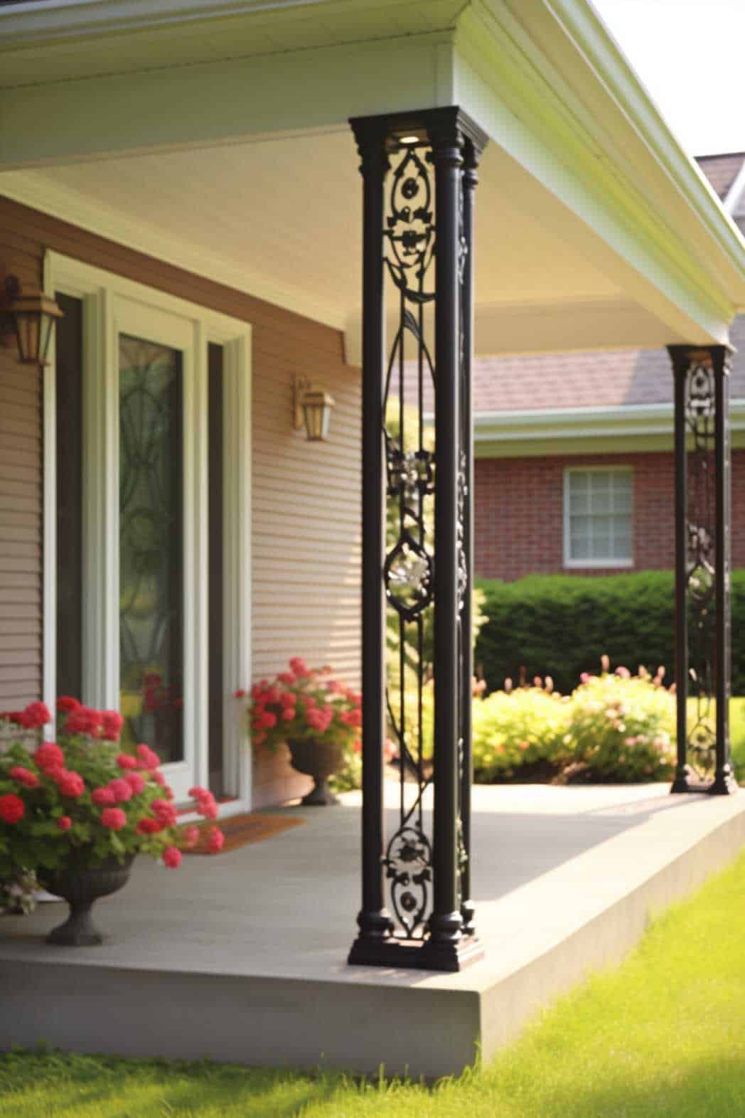 40 Farmhouse Porch Columns To Achieve a Rustic Entryway!