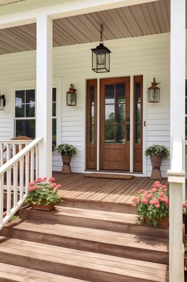 40 Farmhouse Porch Columns To Achieve a Rustic Entryway!