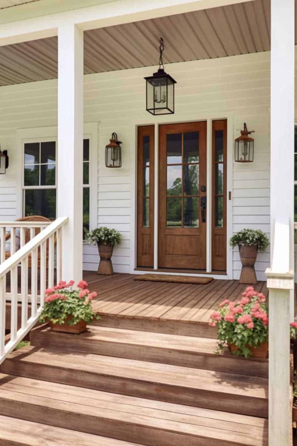 40 Farmhouse Porch Columns To Achieve a Rustic Entryway!