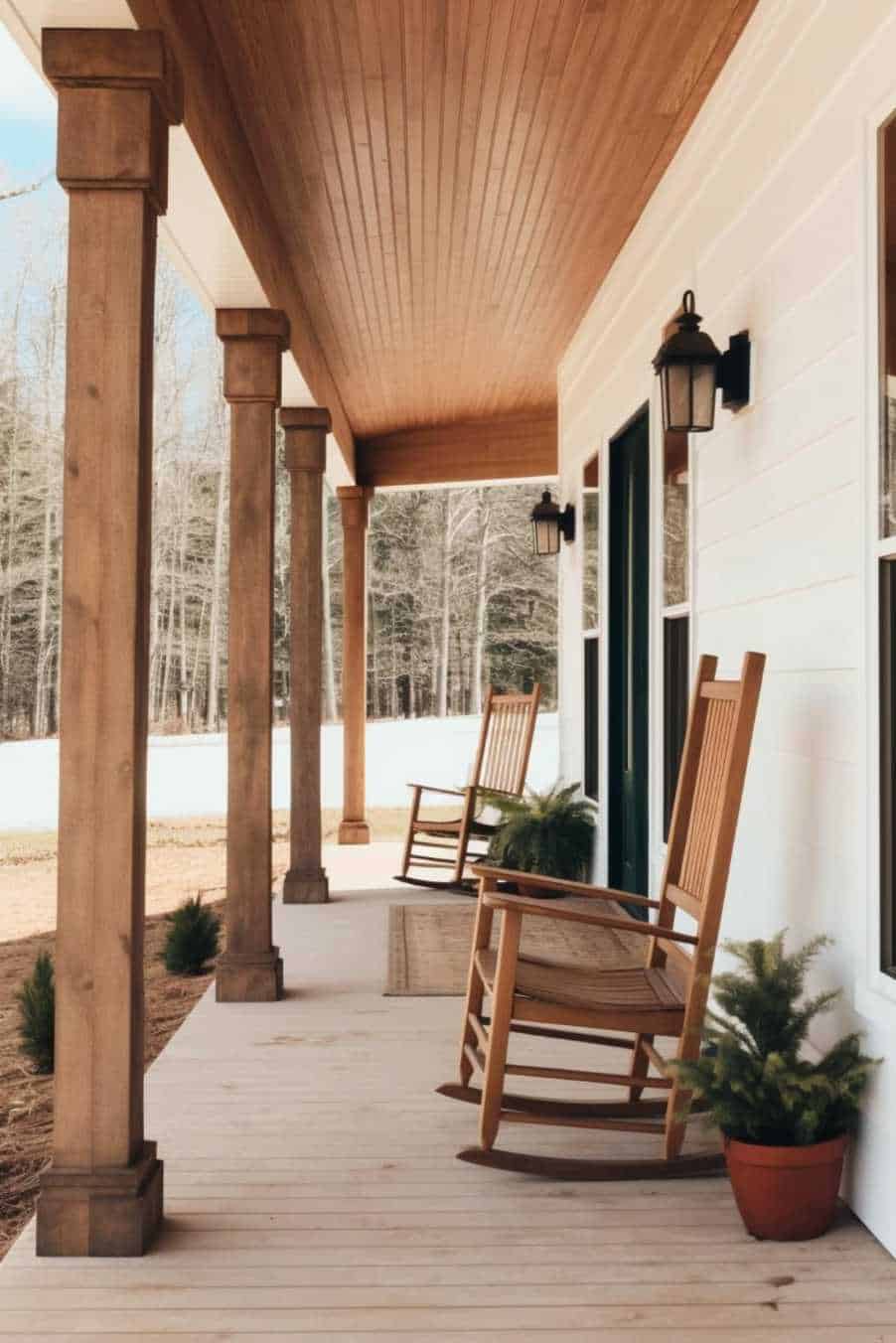 40 Farmhouse Porch Columns To Achieve a Rustic Entryway!