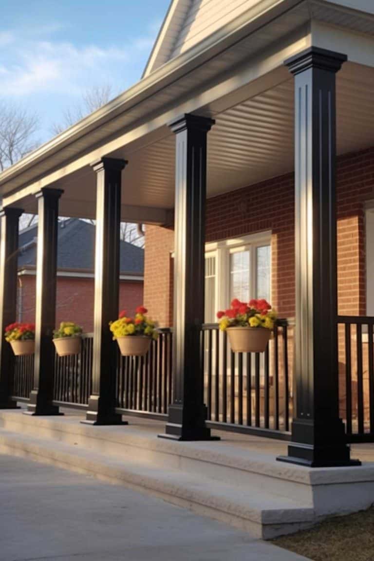 40 Farmhouse Porch Columns To Achieve a Rustic Entryway!