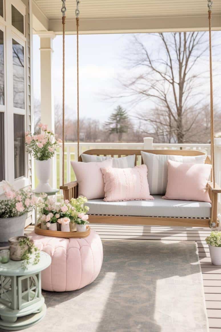 40+ Farmhouse Spring Porch Decor Ideas for Your Home