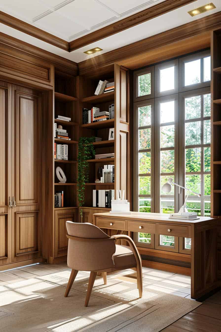 50+ Office Built-In Ideas To Maximize Your Workspace Efficiency