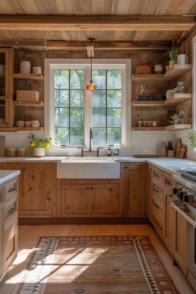 40 Rustic Farmhouse Kitchen Ideas That Look Chic and Charming 40 Rustic ...