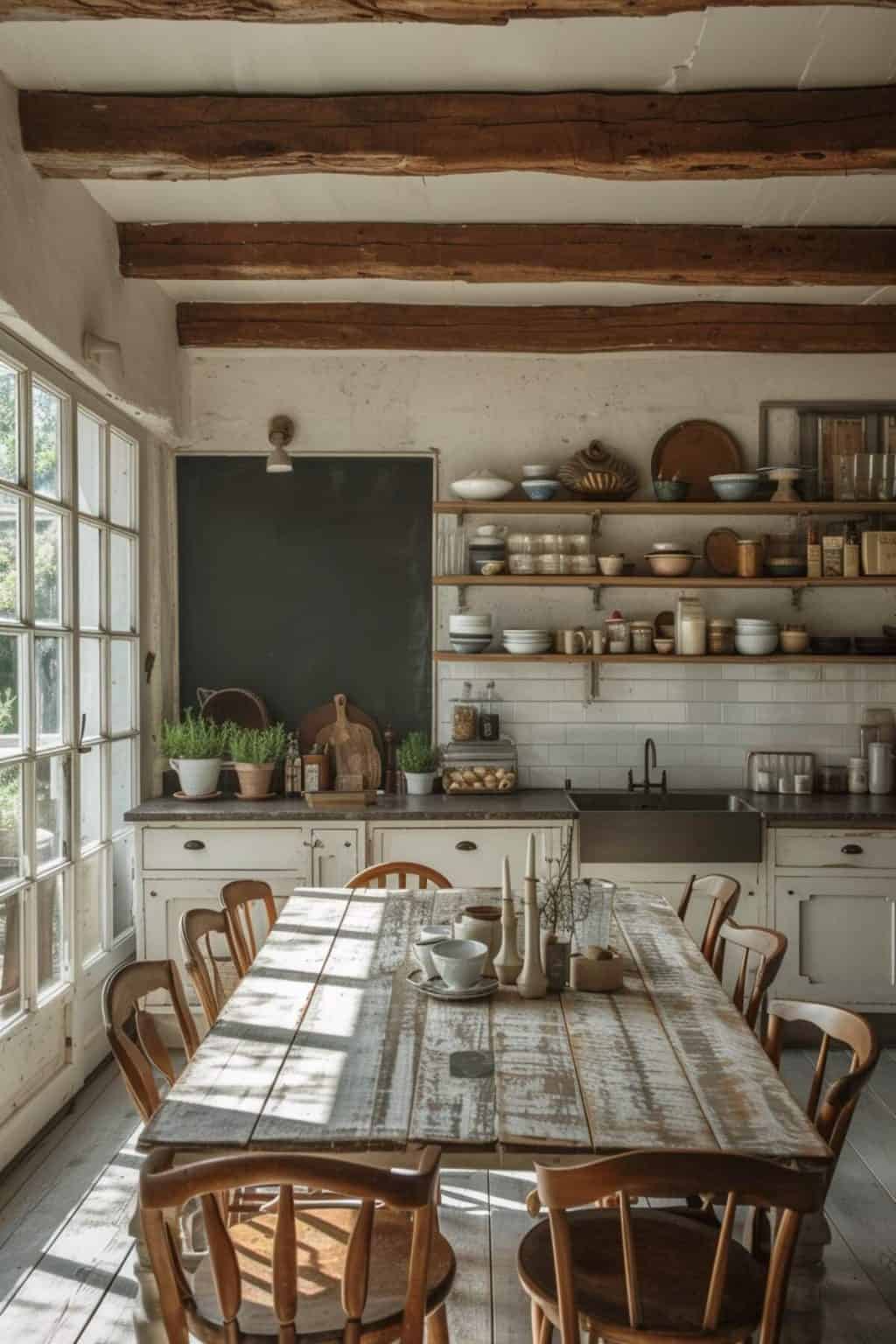 40 Rustic Farmhouse Kitchen Ideas That Look Chic and Charming 40 Rustic ...