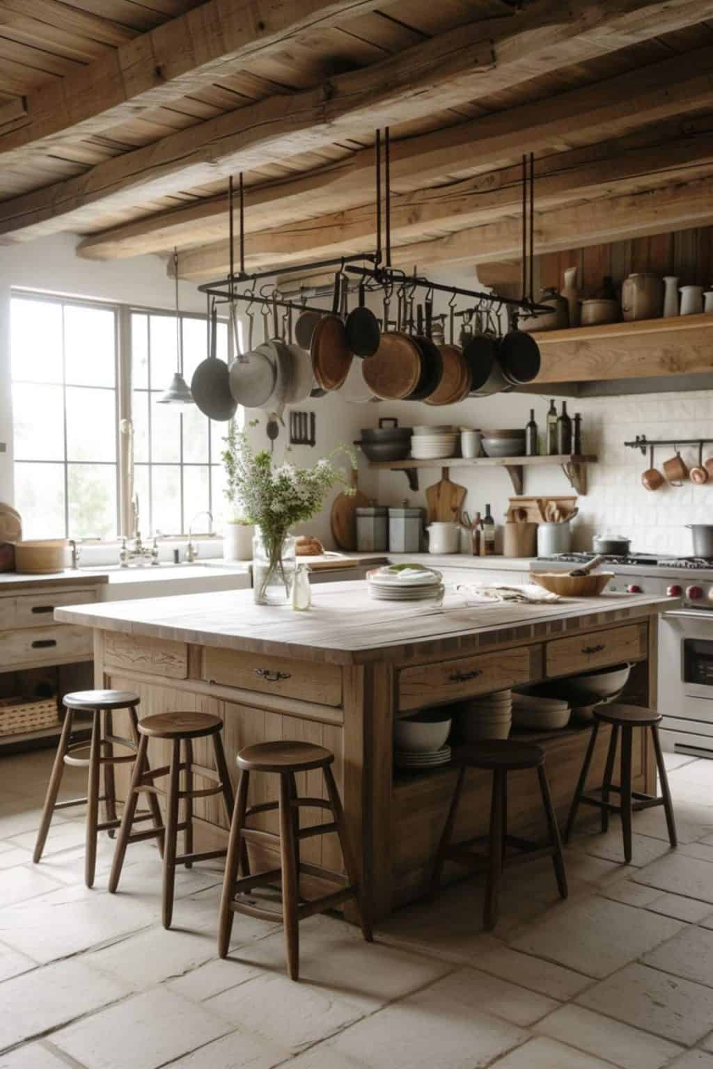 40 Rustic Farmhouse Kitchen Ideas That Look Chic and Charming 40 Rustic ...