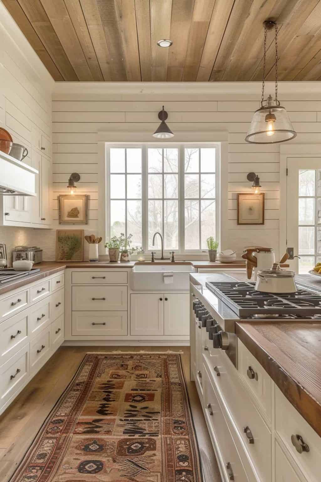 40 Rustic Farmhouse Kitchen Ideas That Look Chic and Charming 40 Rustic ...
