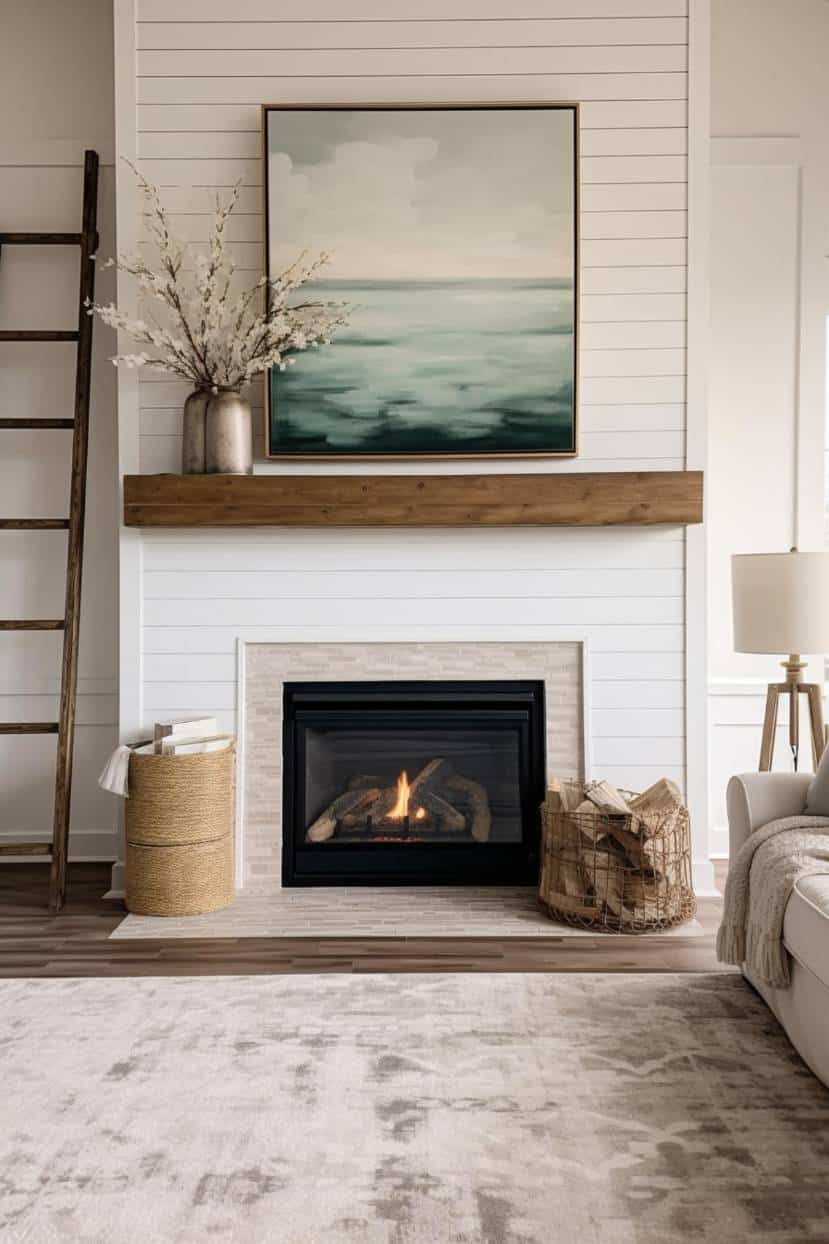 40+ Shiplap Fireplace Ideas for Your Home