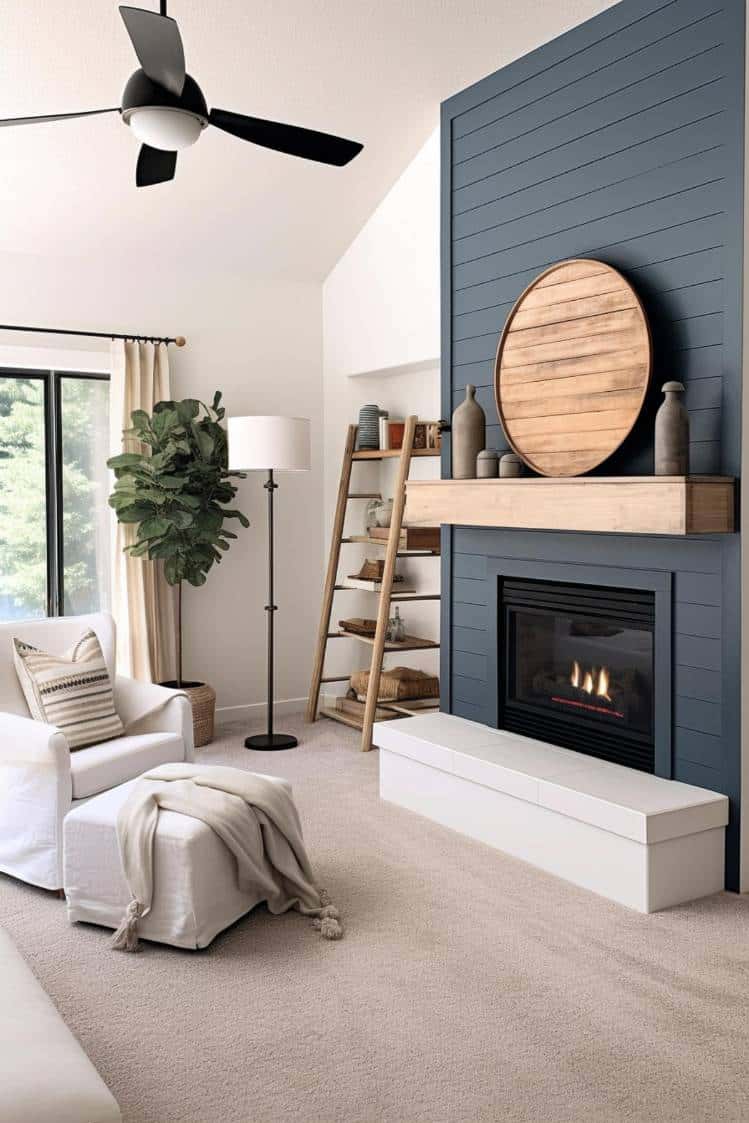 40+ Shiplap Fireplace Ideas for Your Home