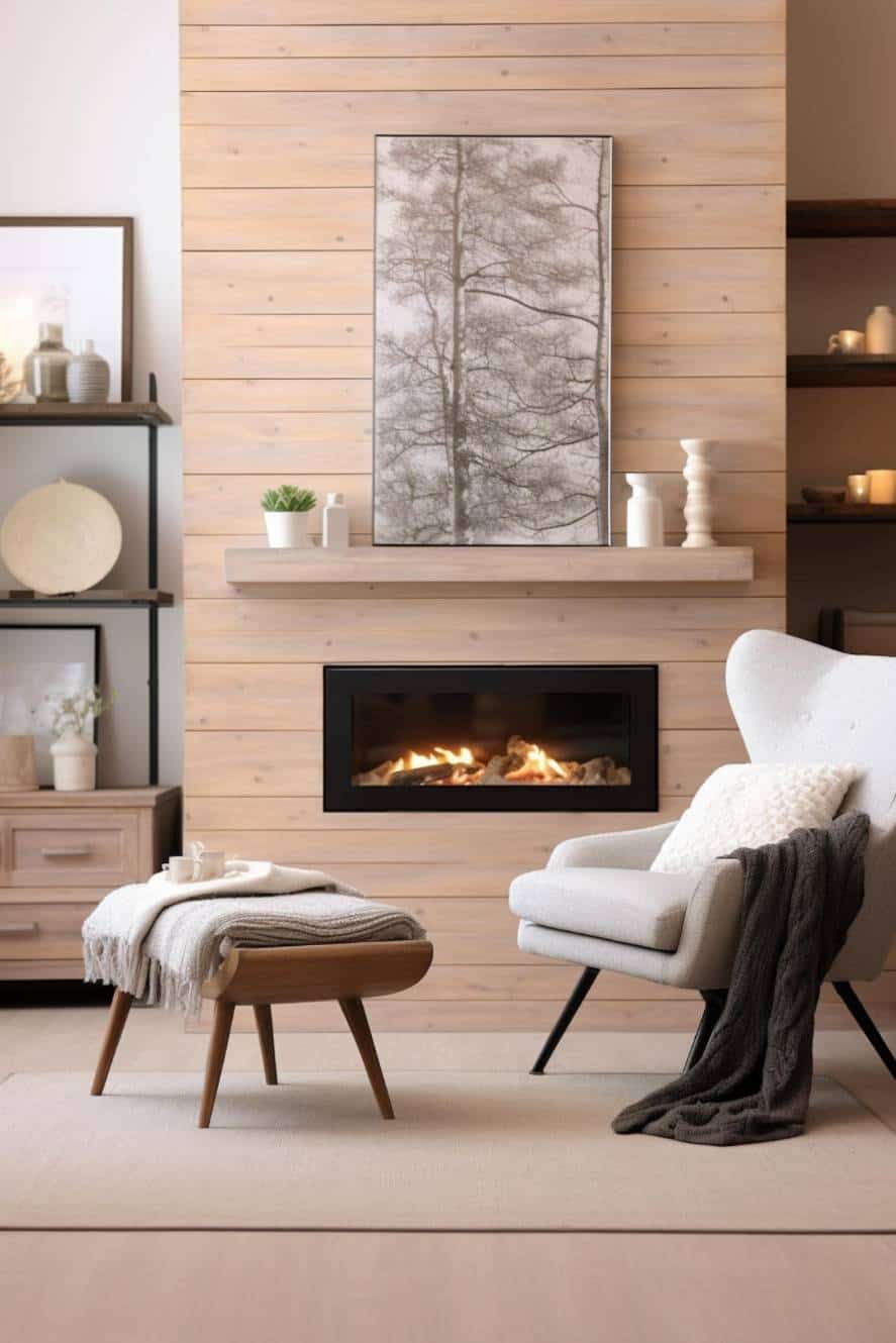 40+ Shiplap Fireplace Ideas for Your Home