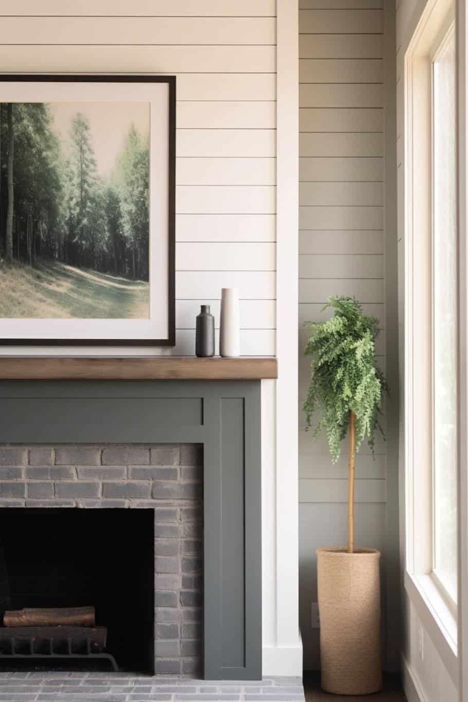 40+ Shiplap Fireplace Ideas for Your Home
