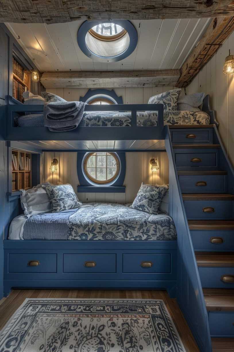 40 Bunk Room Ideas: Designs for Fun, Space-Saving Solutions