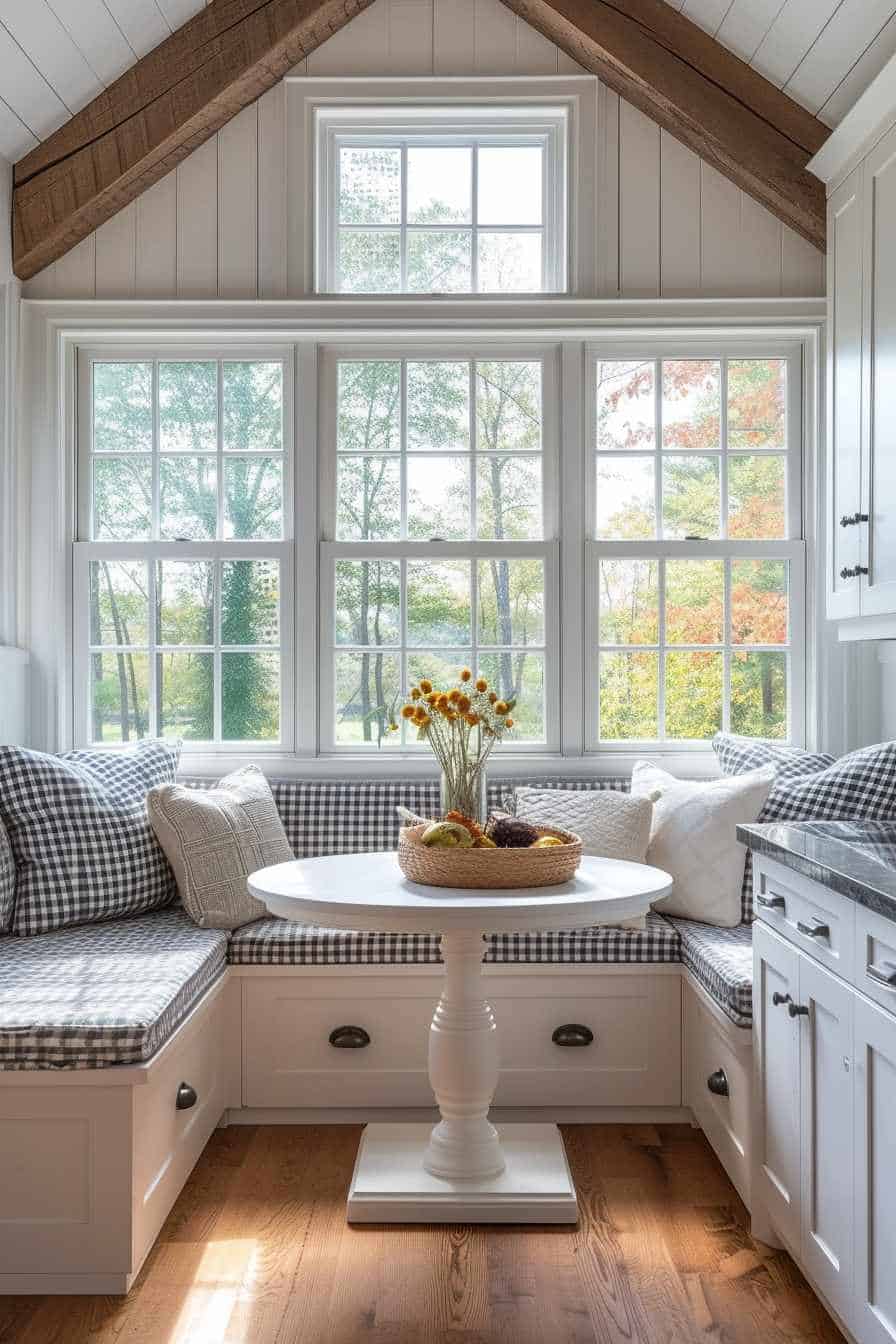 80+ Farmhouse Breakfast Nook Ideas for Cozy Mornings