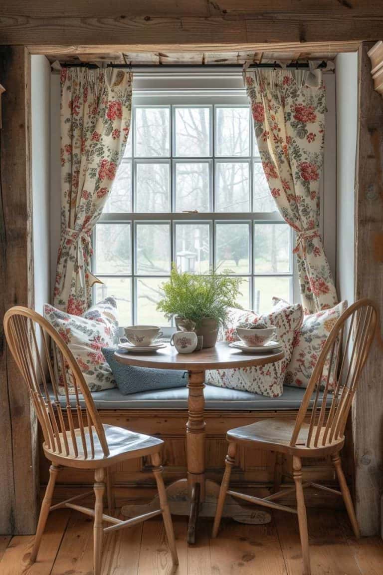 80+ Farmhouse Breakfast Nook Ideas for Cozy Mornings