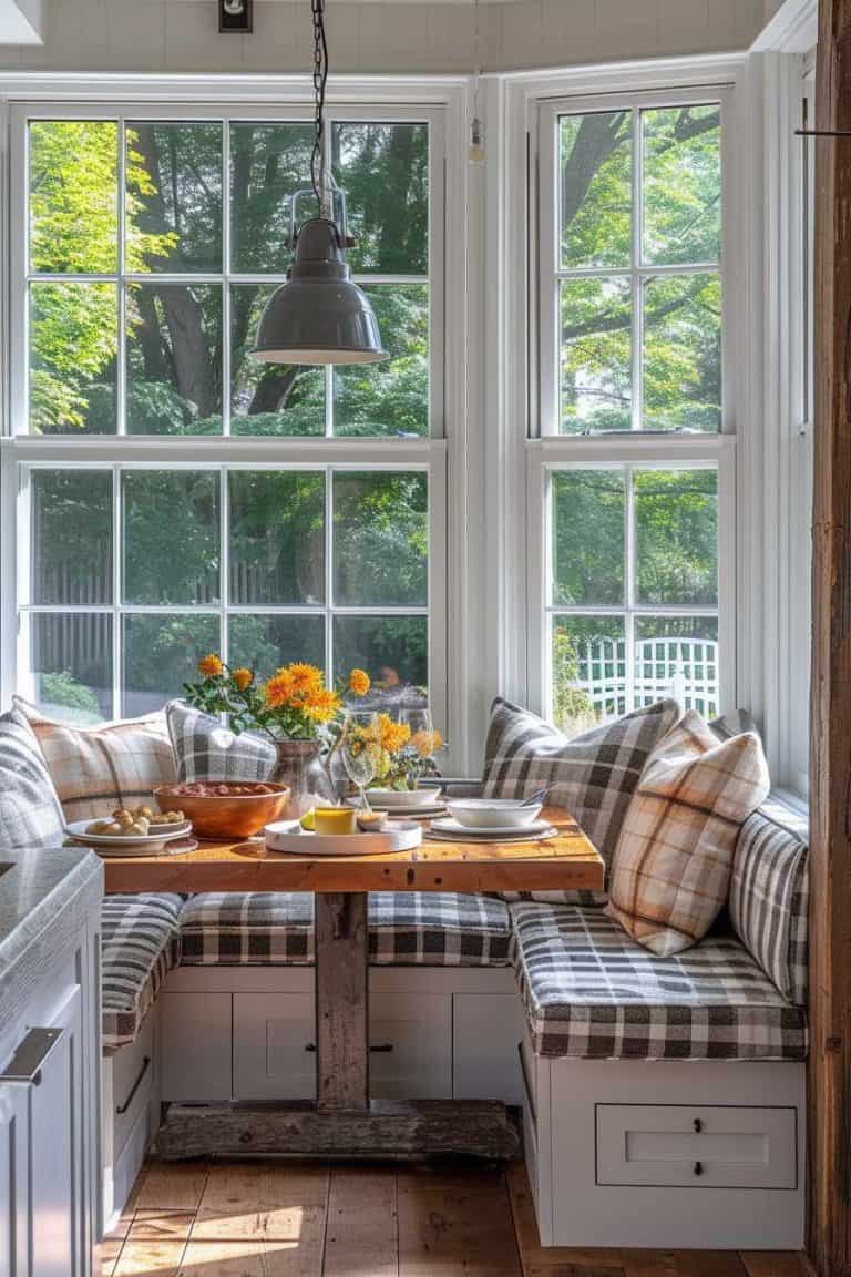 80+ Farmhouse Breakfast Nook Ideas for Cozy Mornings