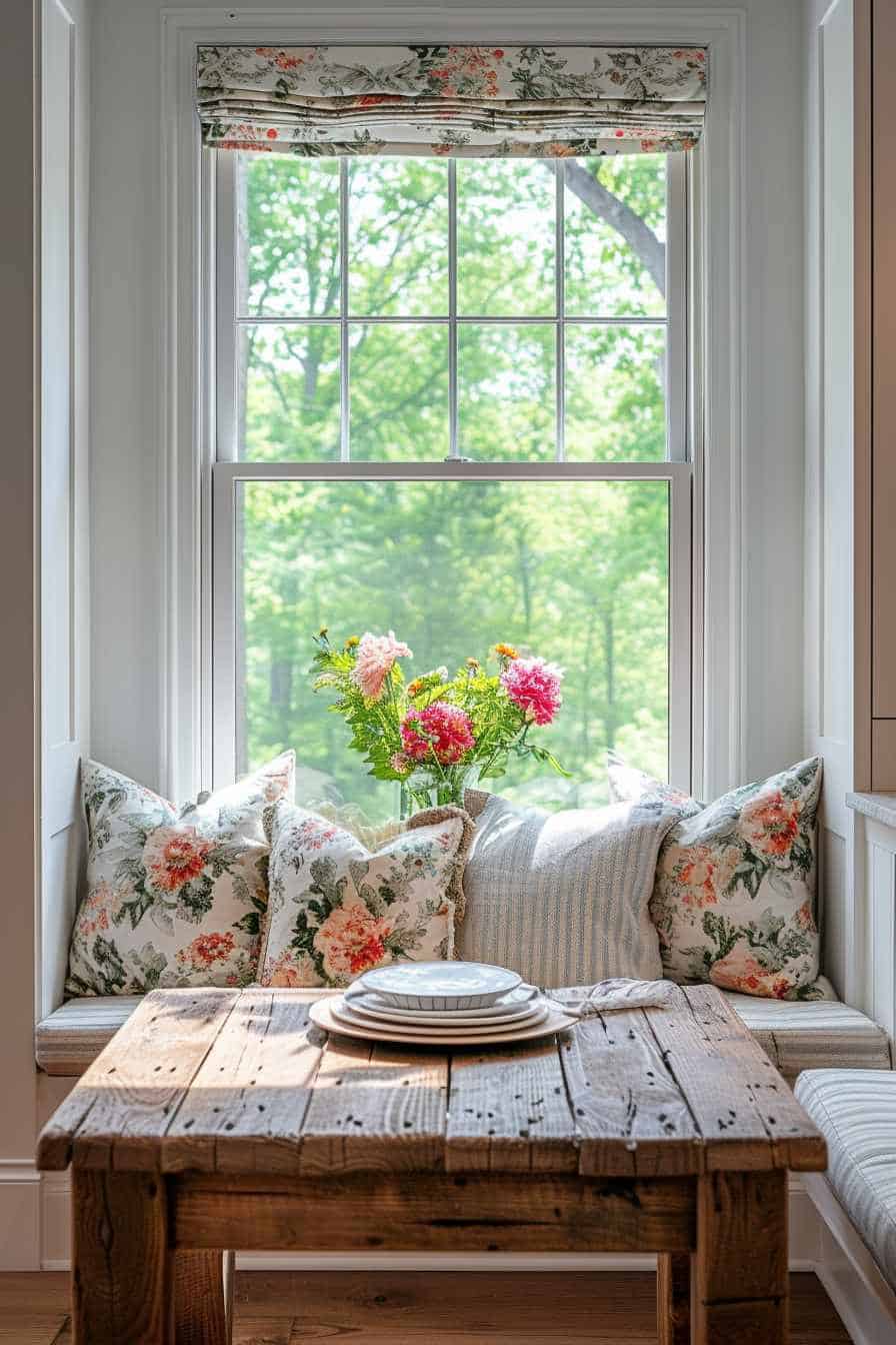 80+ Farmhouse Breakfast Nook Ideas for Cozy Mornings