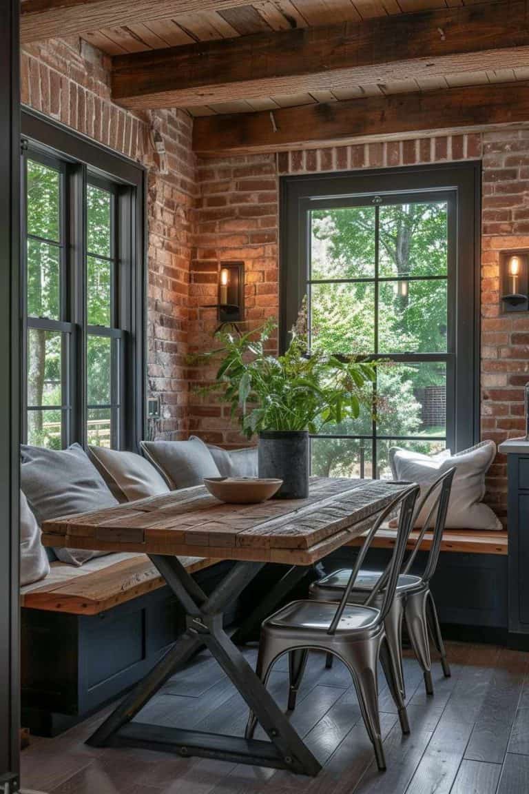 80+ Farmhouse Breakfast Nook Ideas for Cozy Mornings