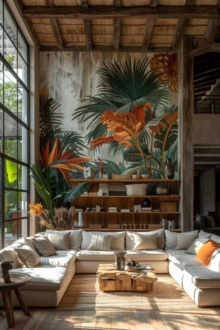 40 Decor Ideas for Large Walls: Maximizing Your Space with Style