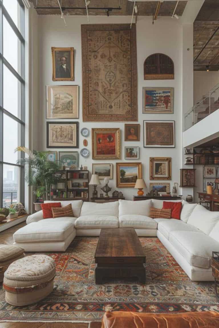 40 Decor Ideas for Large Walls: Maximizing Your Space with Style