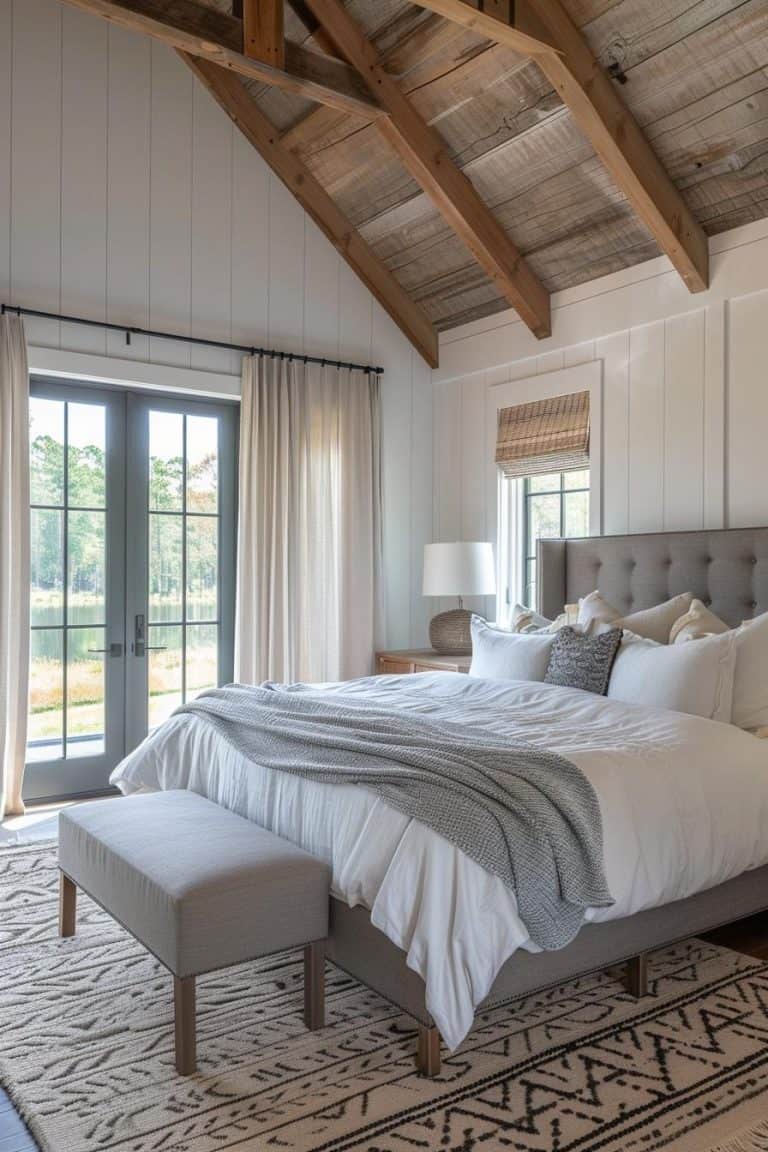 35 Gray Farmhouse Bedroom Ideas for Your Cozy Retreat